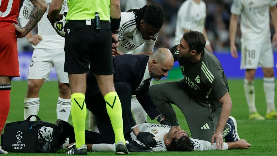 Asencio allays fears after harrowing Bernabeu fall: 'It was just a scare'