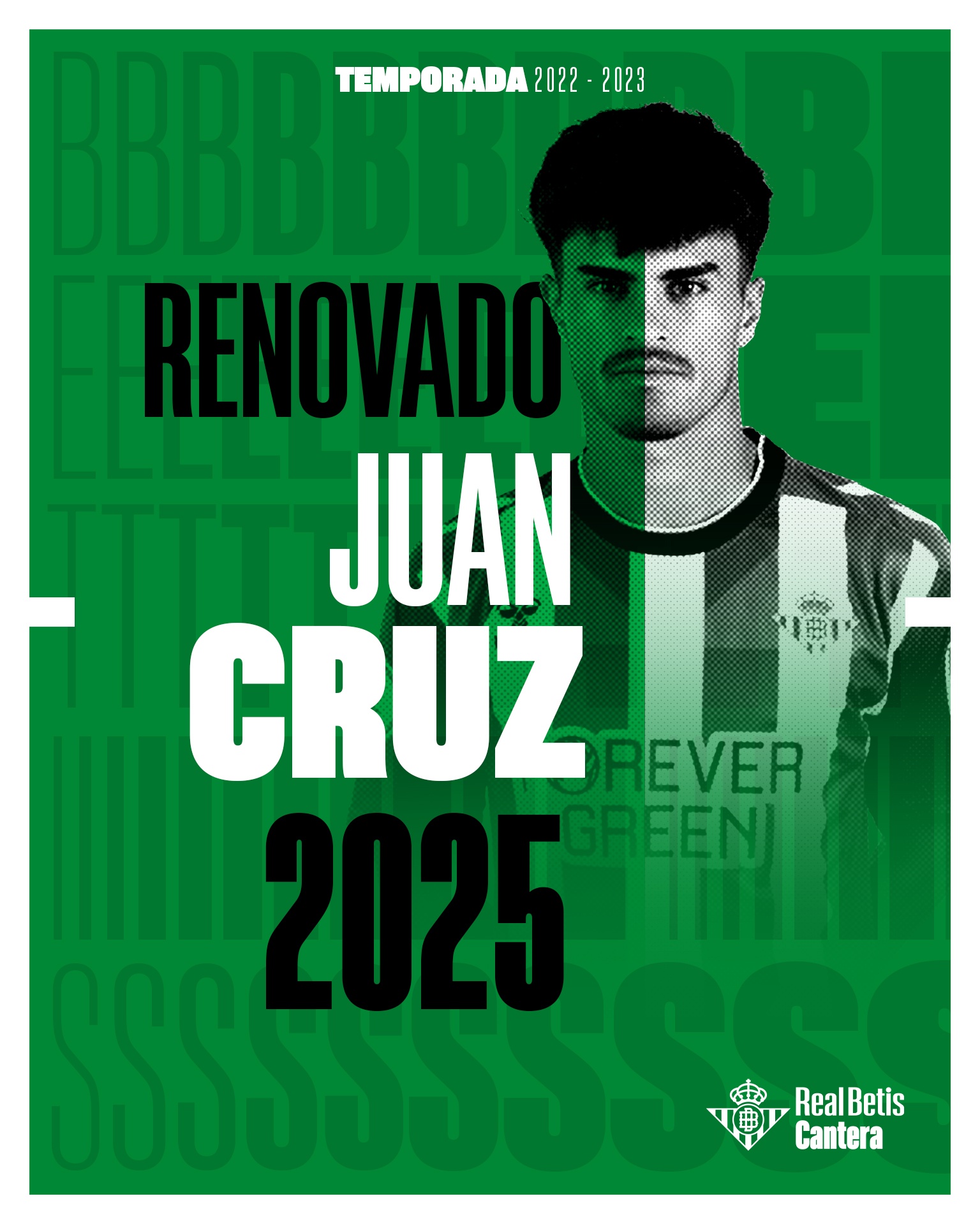 El Betis hace oficial la renovación de Juan Cruz hasta 2025