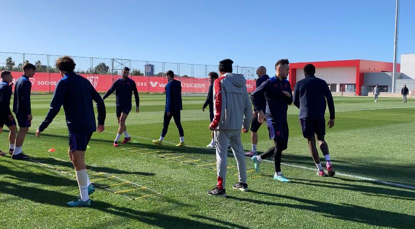 Lucas Ocampos y Thomas Delaney, presentes en el entrenamiento del ...