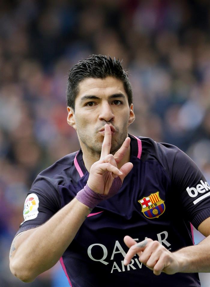 Sexta temporada em que Suárez marca 20 gols ou mais em Liga