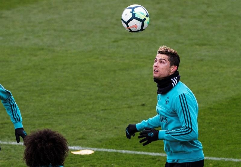 CR7 trained again at Madrid's training complex