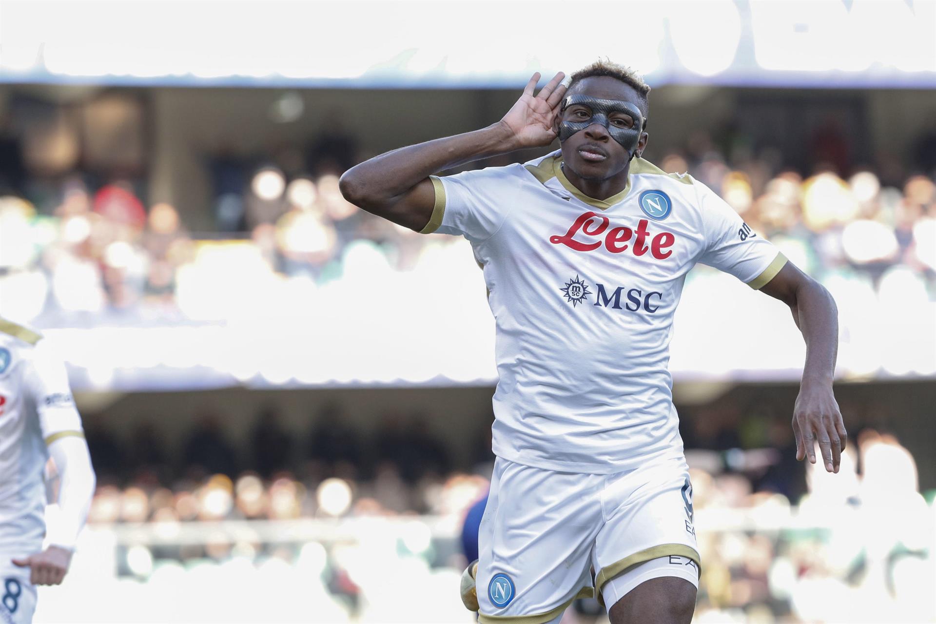 Un doublé d'Osimhen pour offrir les trois points à Naples