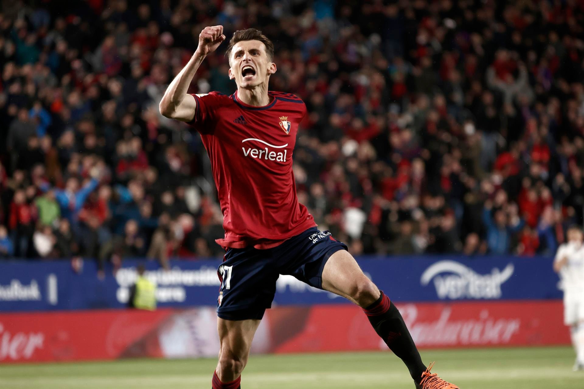 Osasuna recuperó a Budimir a tiempo para visitar a la Real Sociedad