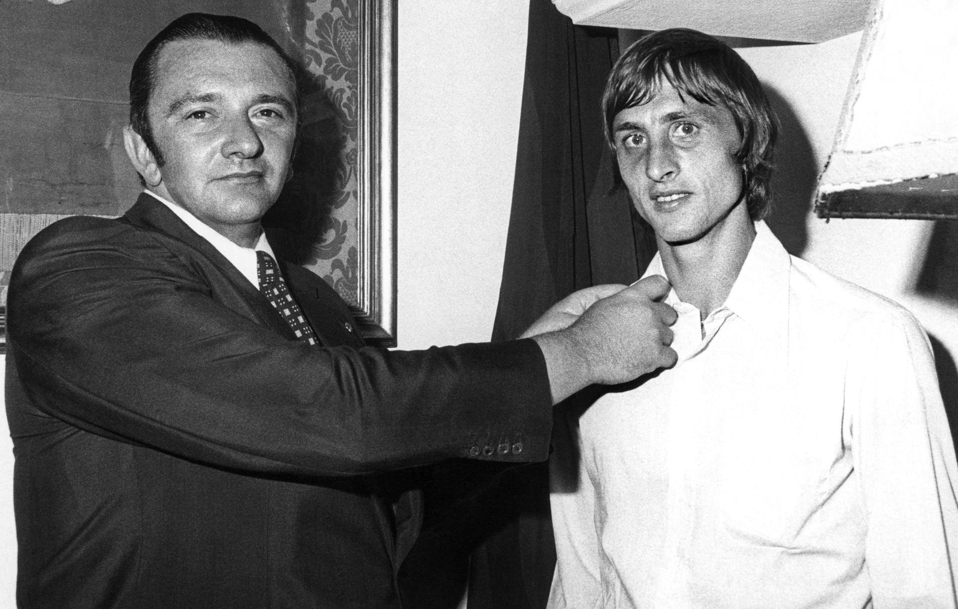50 anos da estreia de Cruyff pelo Barcelona