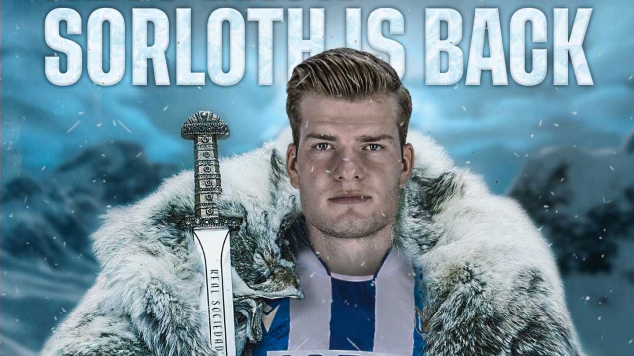 OFICIAL: Sorloth vuelve cedido a la Real para reemplazar a Isak
