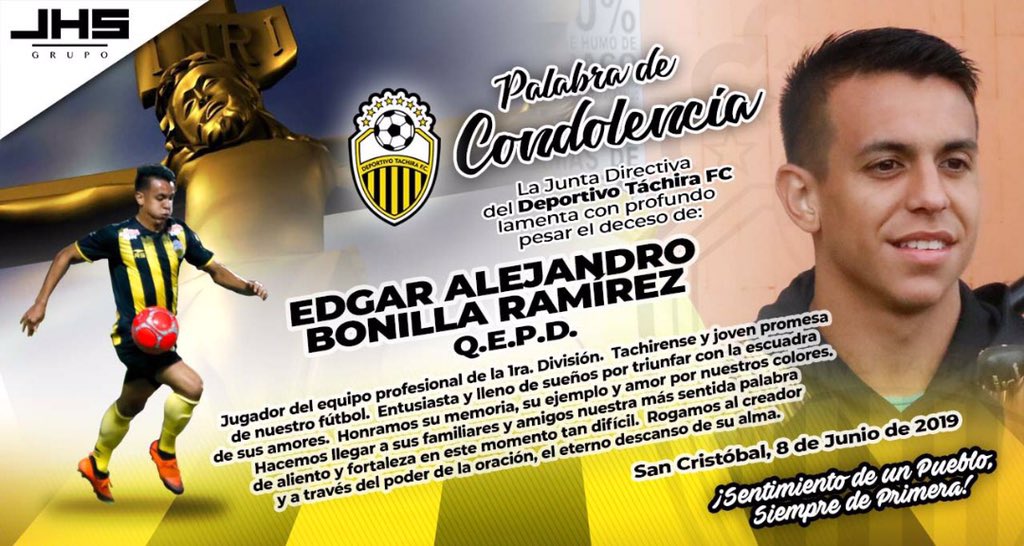Luto en Venezuela: falleció Edgar Bonilla en un accidente de tráfico