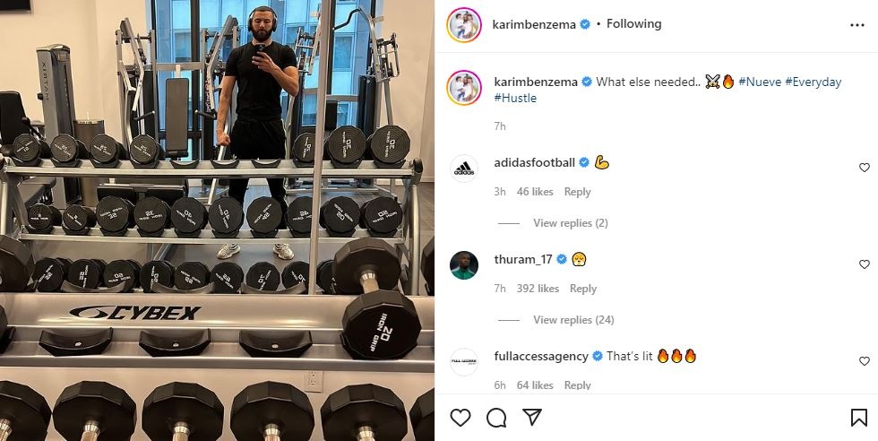 Para Benzema no existen los días de descanso
