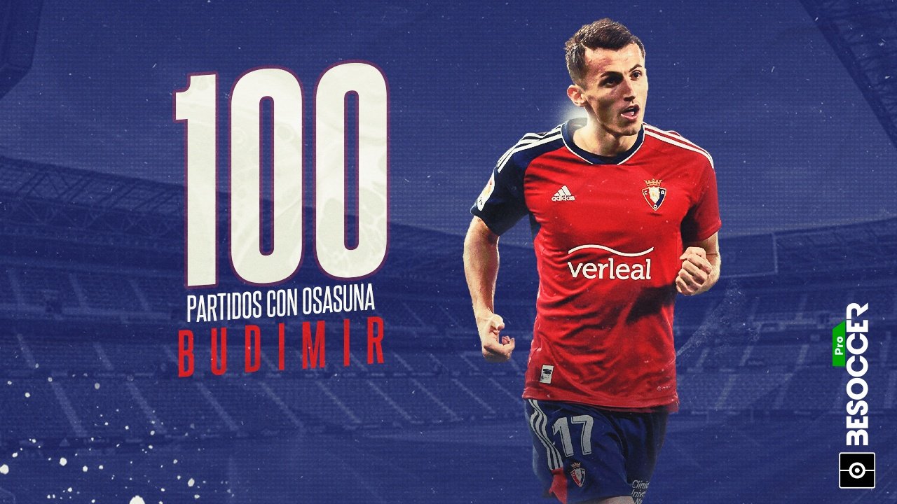 Budimir cumple 100 partidos con Osasuna