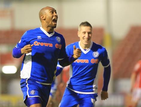 Rochdale striker Andrew banned for 12 games