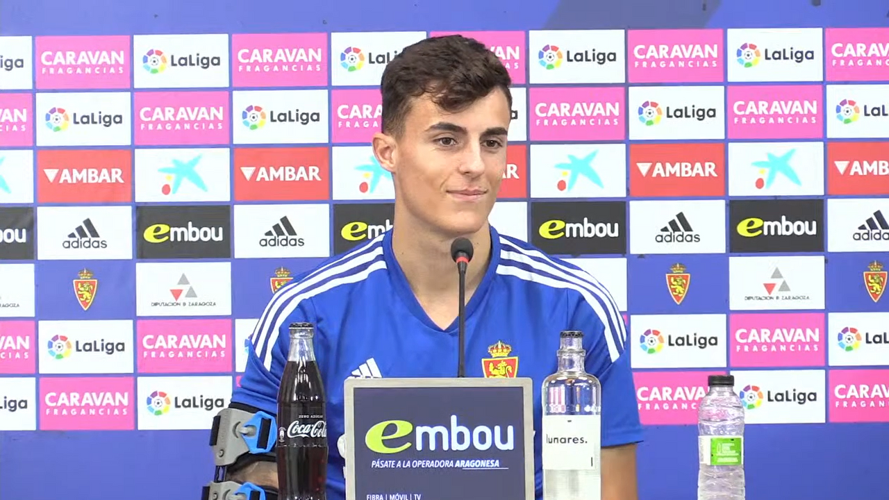 Francés habló del "ímpetu" del Zaragoza por renovarle