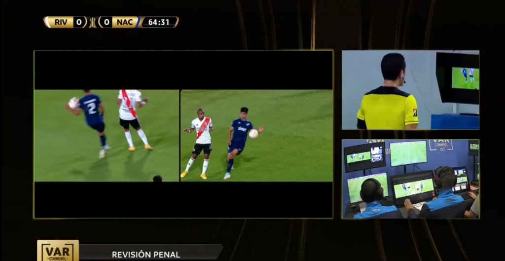 La Conmebol Difunde Los Audios Del Var Del River Nacional