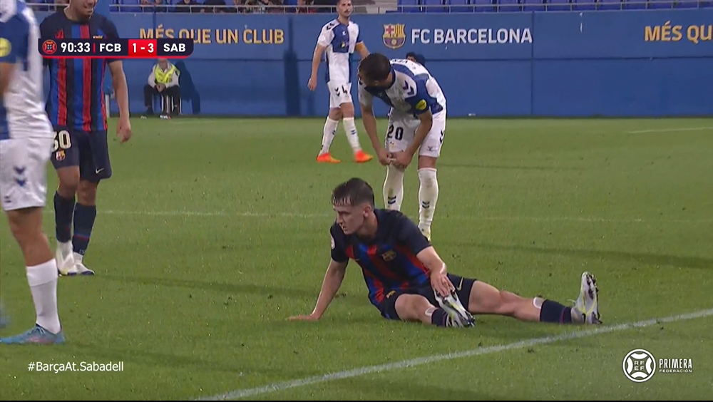 El Sabadell vapulea a un Barça Atlètic en crisis