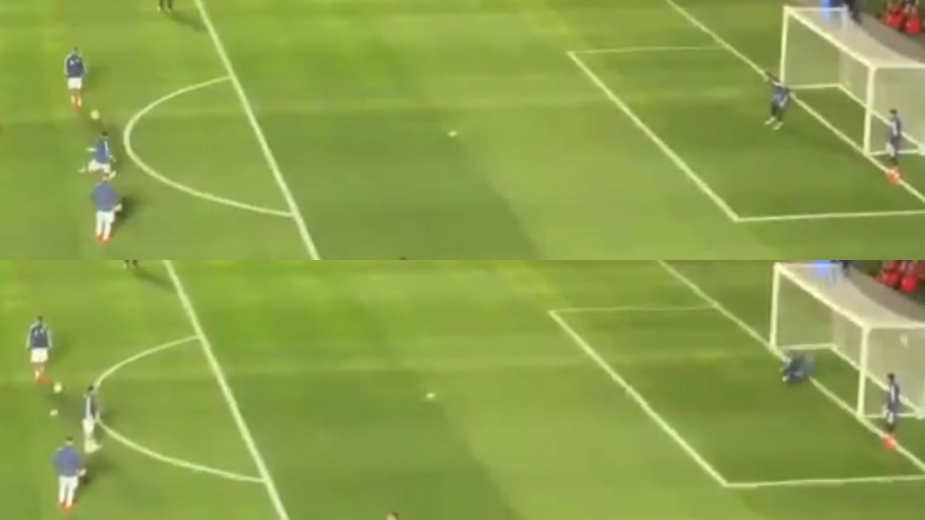 Messi mete golazos hasta calentando