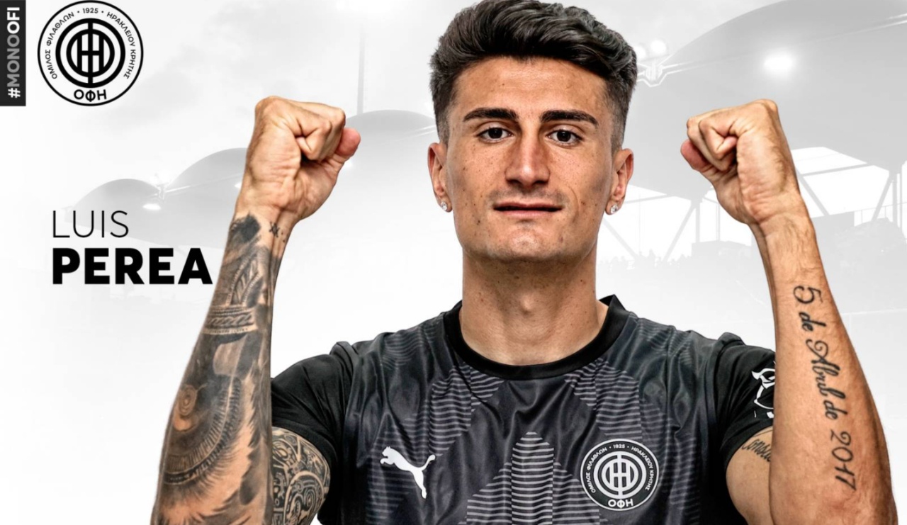 Luis Perea, cedido a la Liga Griega