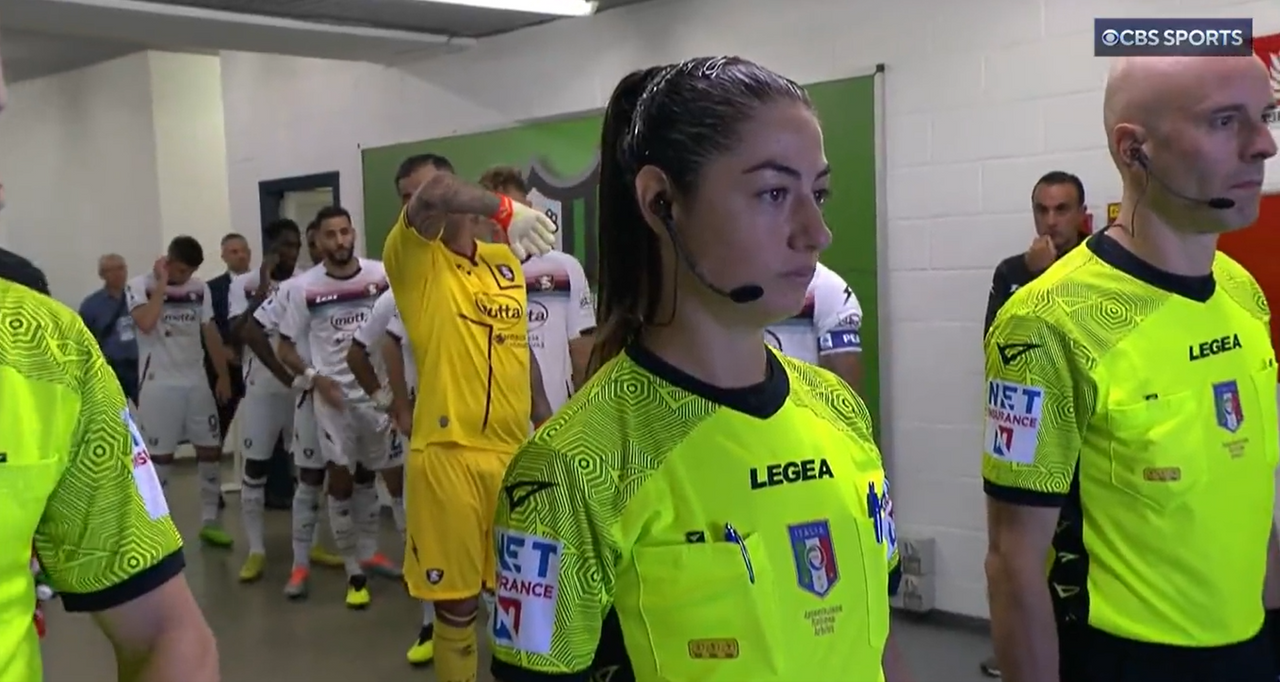 Caputi Ferrieri, primera árbitra principal en la historia de la Serie A