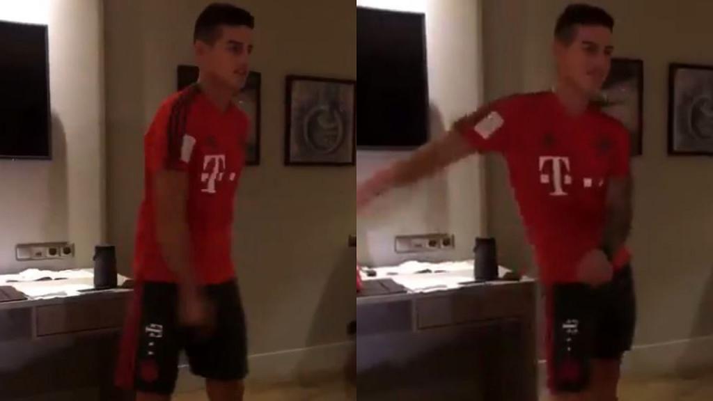Un baile viral con James Rodríguez como protagonista