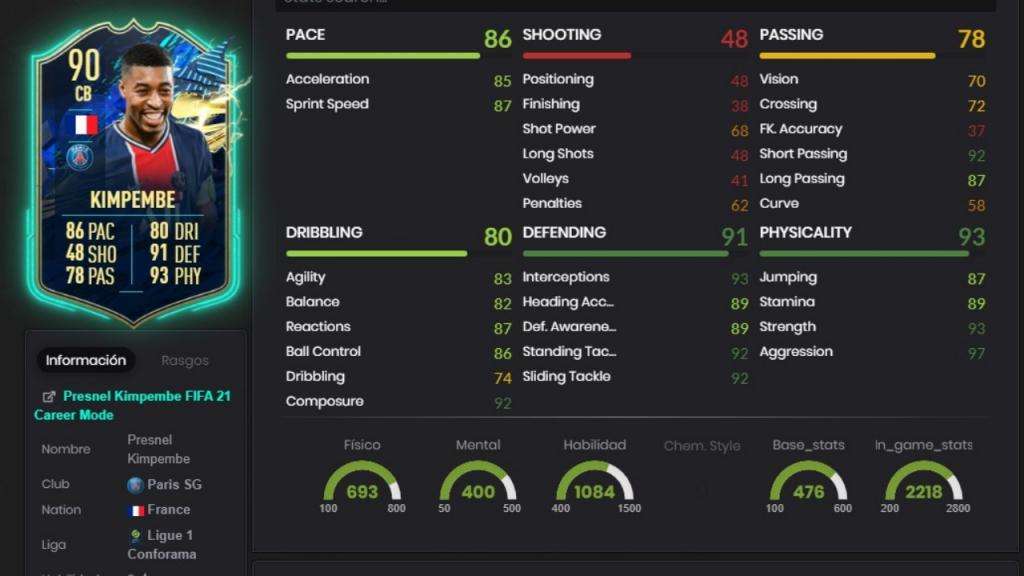 FIFA 21: guía para hacer a 'Maestro' Kimpembe TOTS, el mariscal del PSG