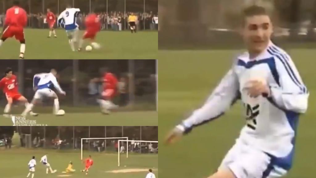 El vídeo viral del golazo de Benzema con 16 años