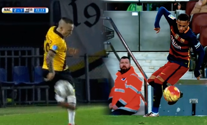 El Neymar gallego es del City y así baja balones en Holanda