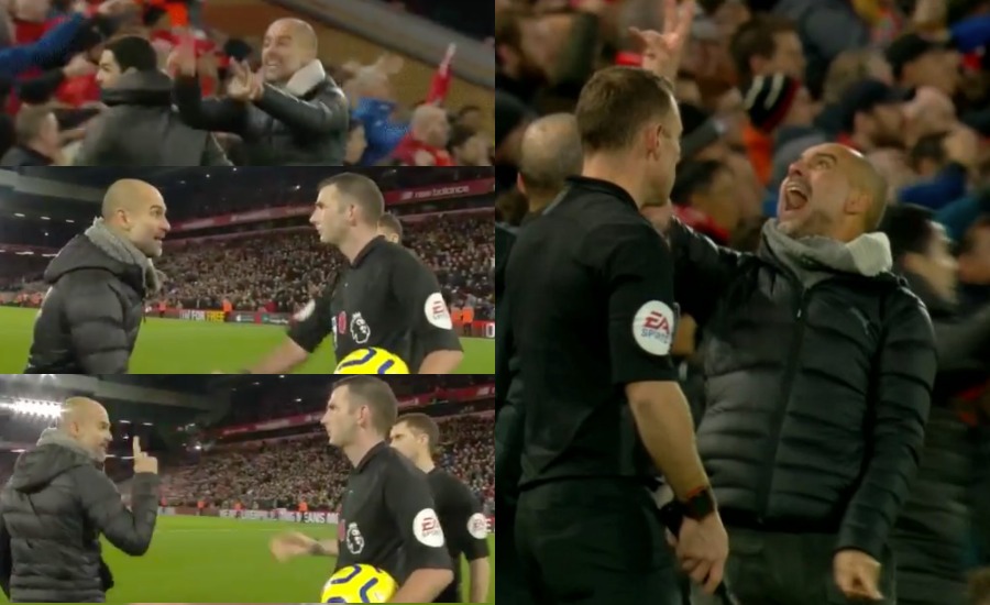 Pep vira meme com um 'show' em Anfield
