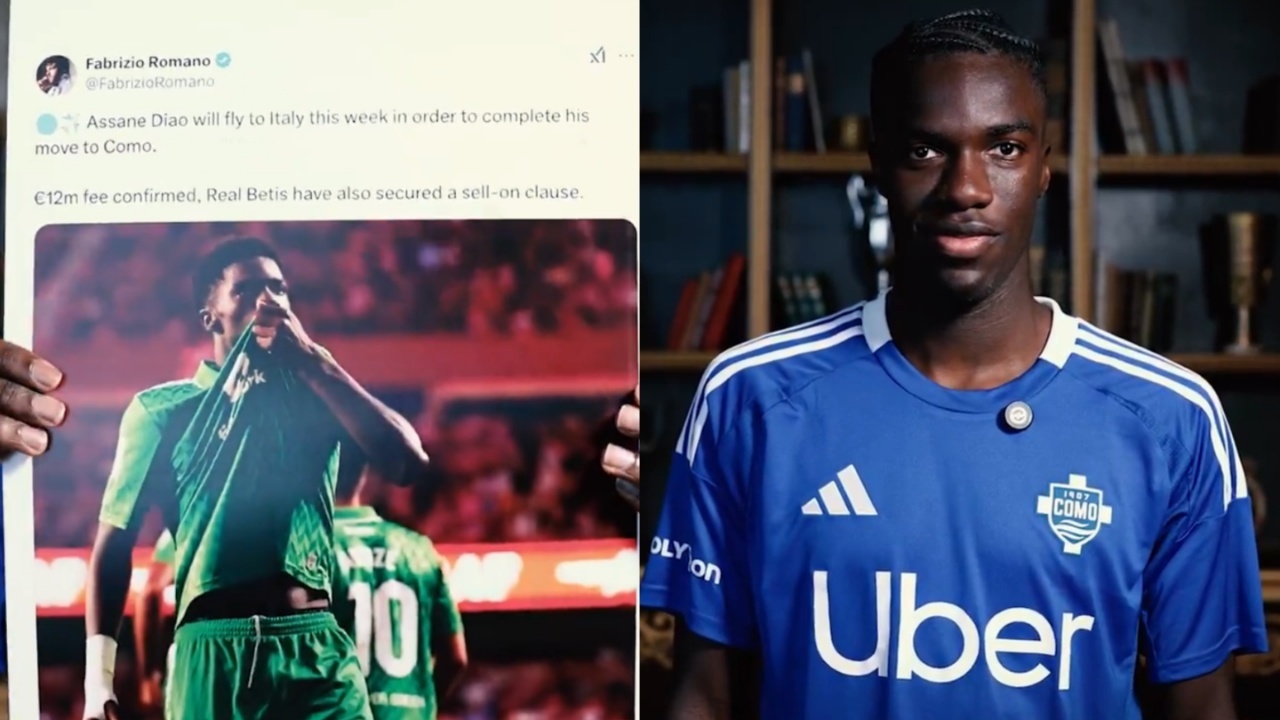 OFICIAL: Assane Diao deja el Betis y ficha por el Como de Fàbregas