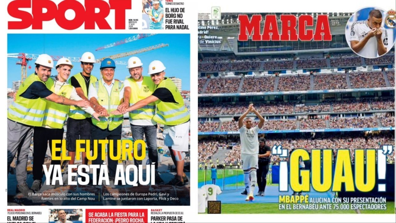 Portadas de la prensa deportiva del 17-07-24