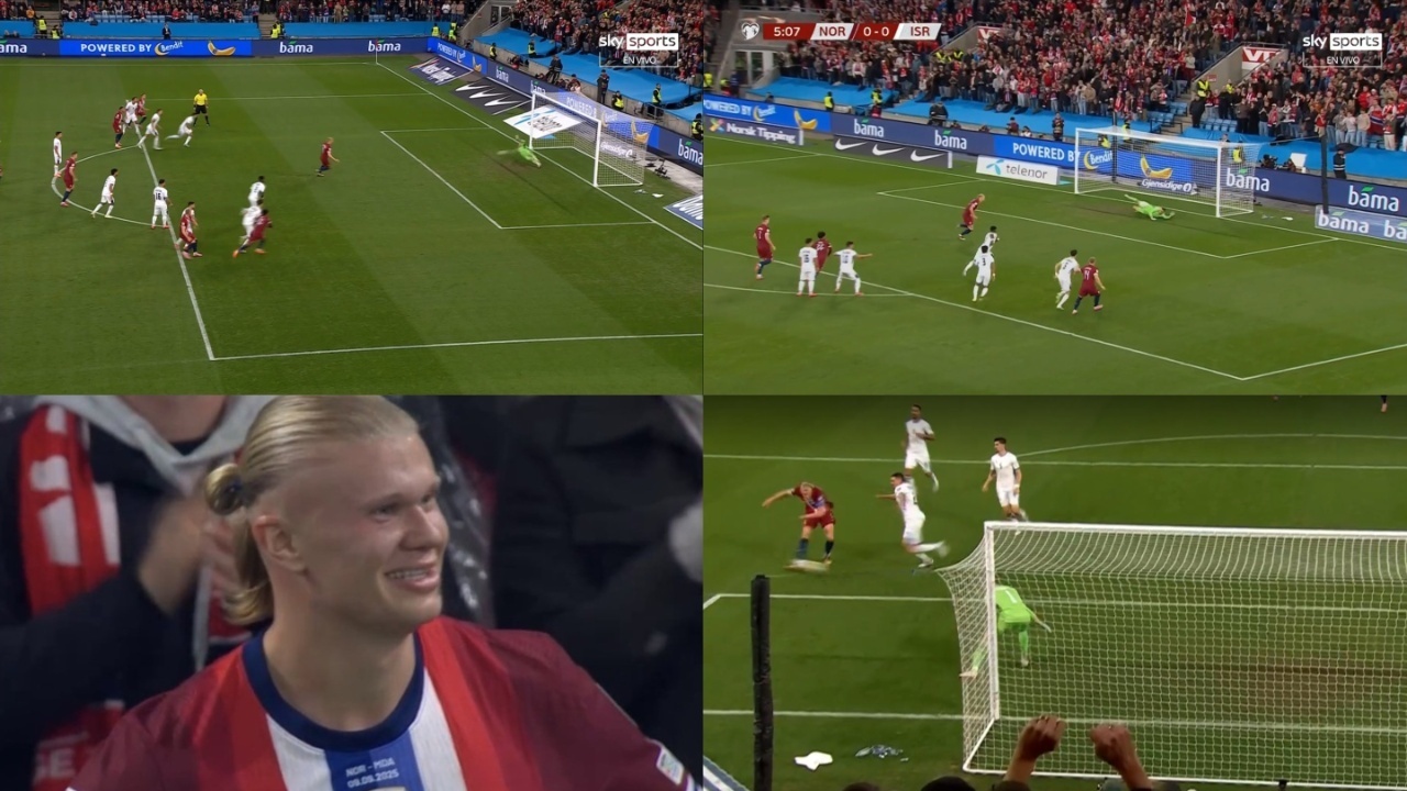 Haaland extends remarkable run with goal after double spot-kick miss