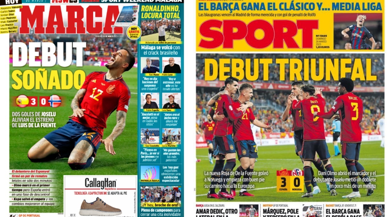 Portadas de la prensa deportiva del 26-03-23