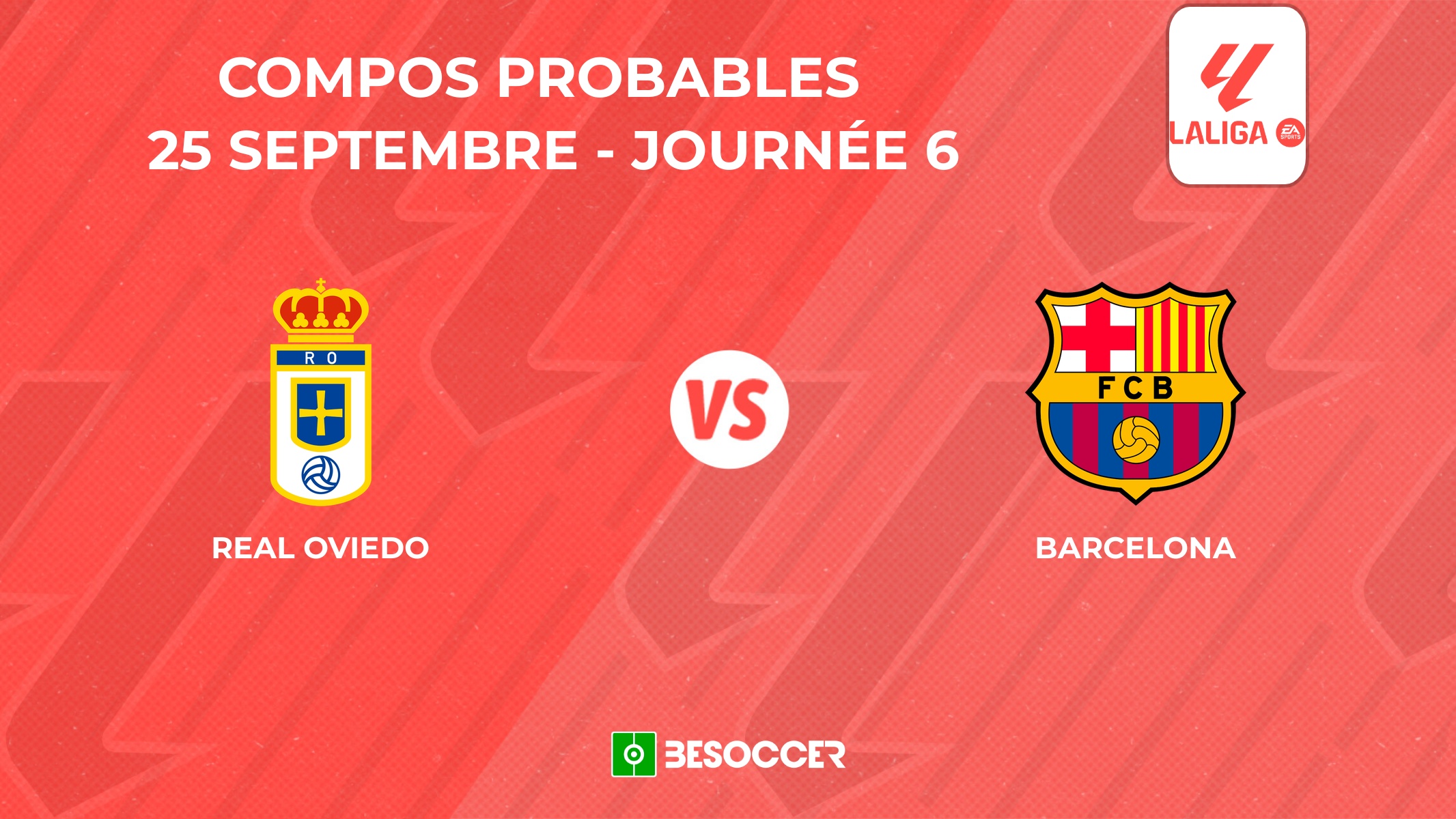 Compositions probables Real Oviedo - FC Barcelone