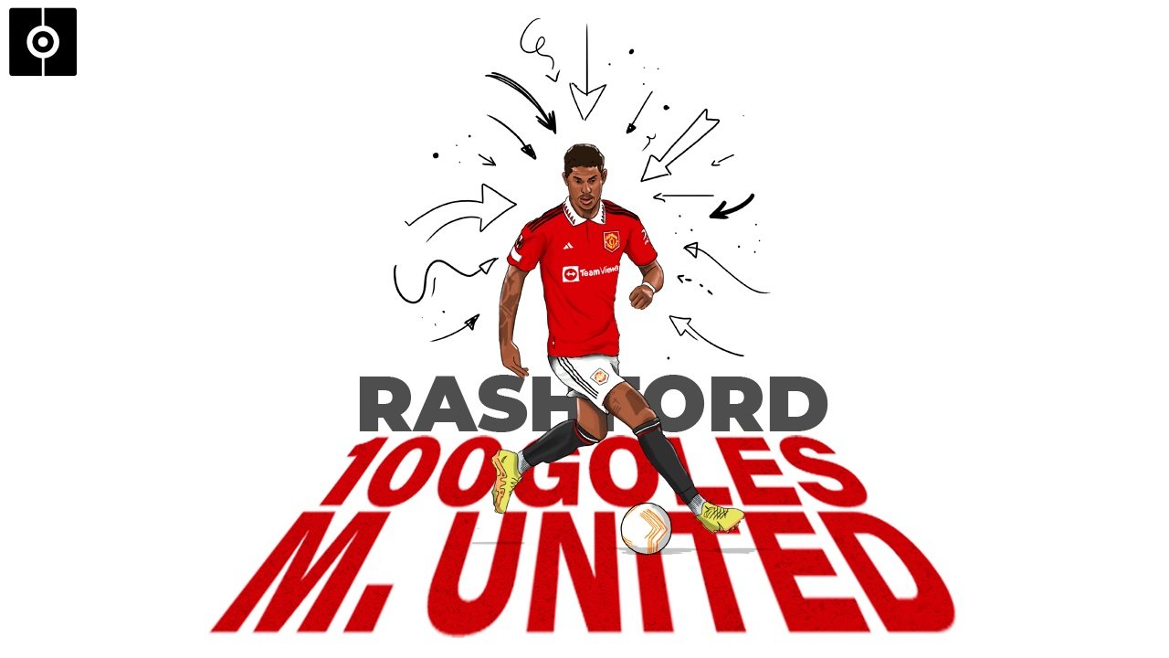 Rashford, tercero más joven en llegar a 100 goles con el United tras ...