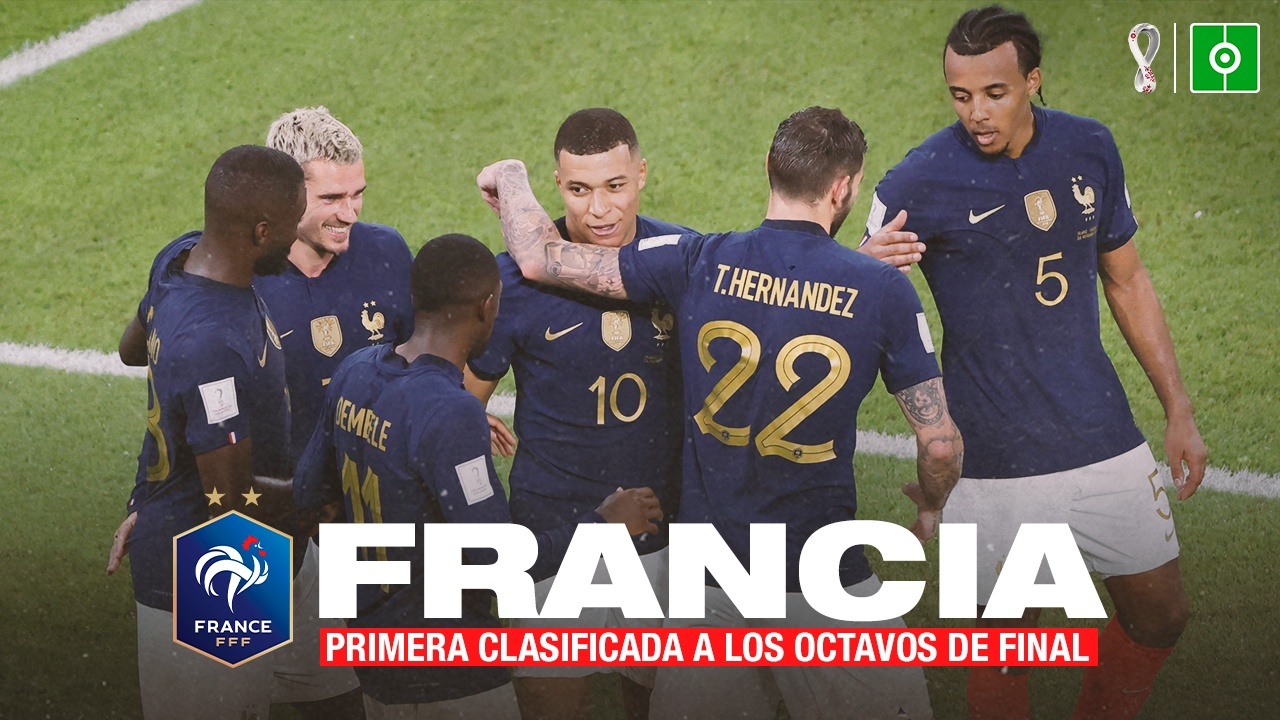 Francia, primera clasificada a los octavos de final del Mundial