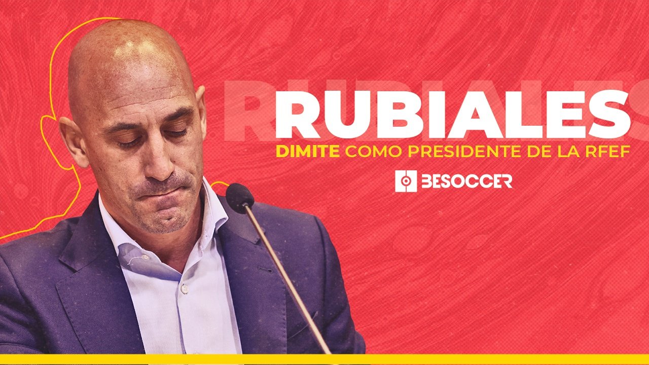 OFICIAL: Rubiales dimite como presidente de la RFEF