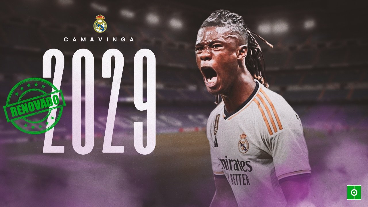 El Real Madrid renueva a Camavinga hasta 2029