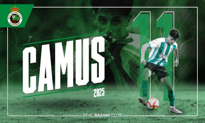 Camus, renovado en el Racing hasta 2025