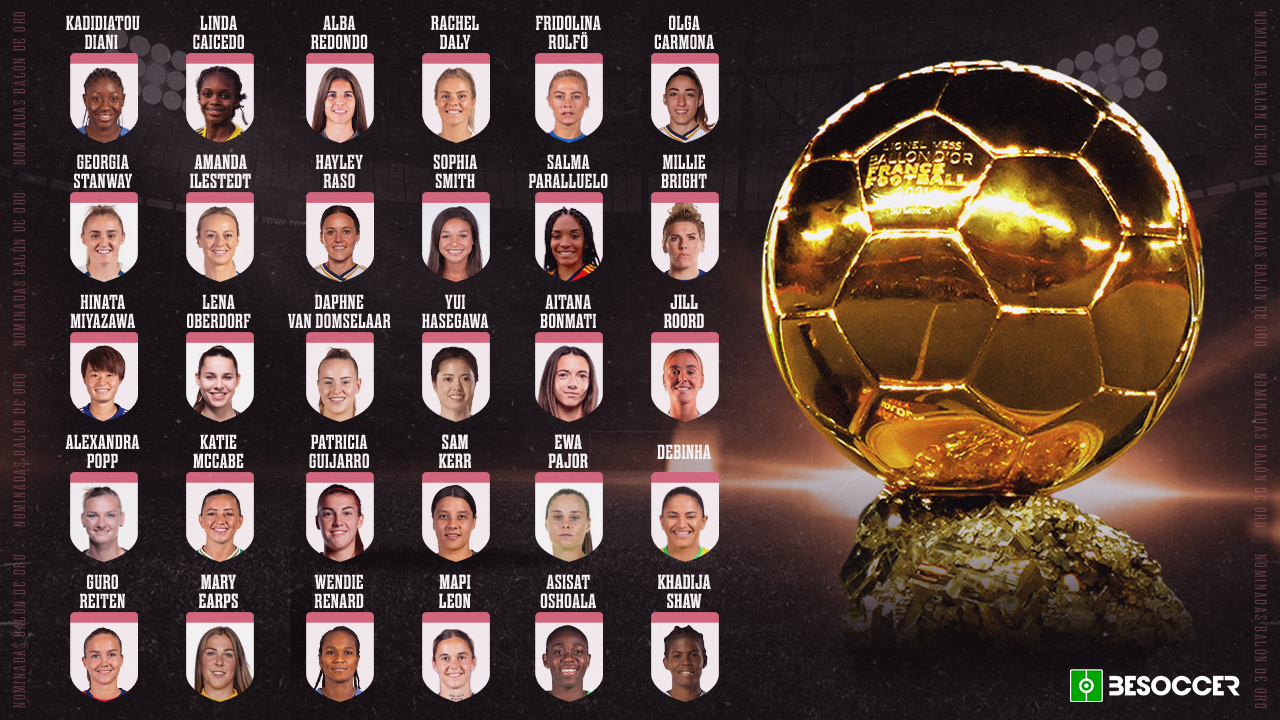 Estas Son Las 30 Nominadas Al Bal n De Oro Femenino 2023