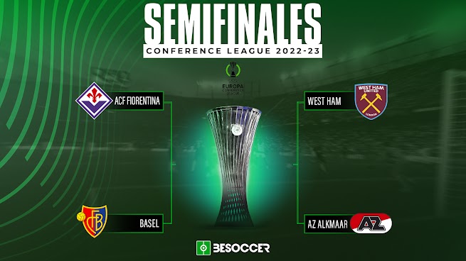 Así quedaron las semifinales de la Conference League