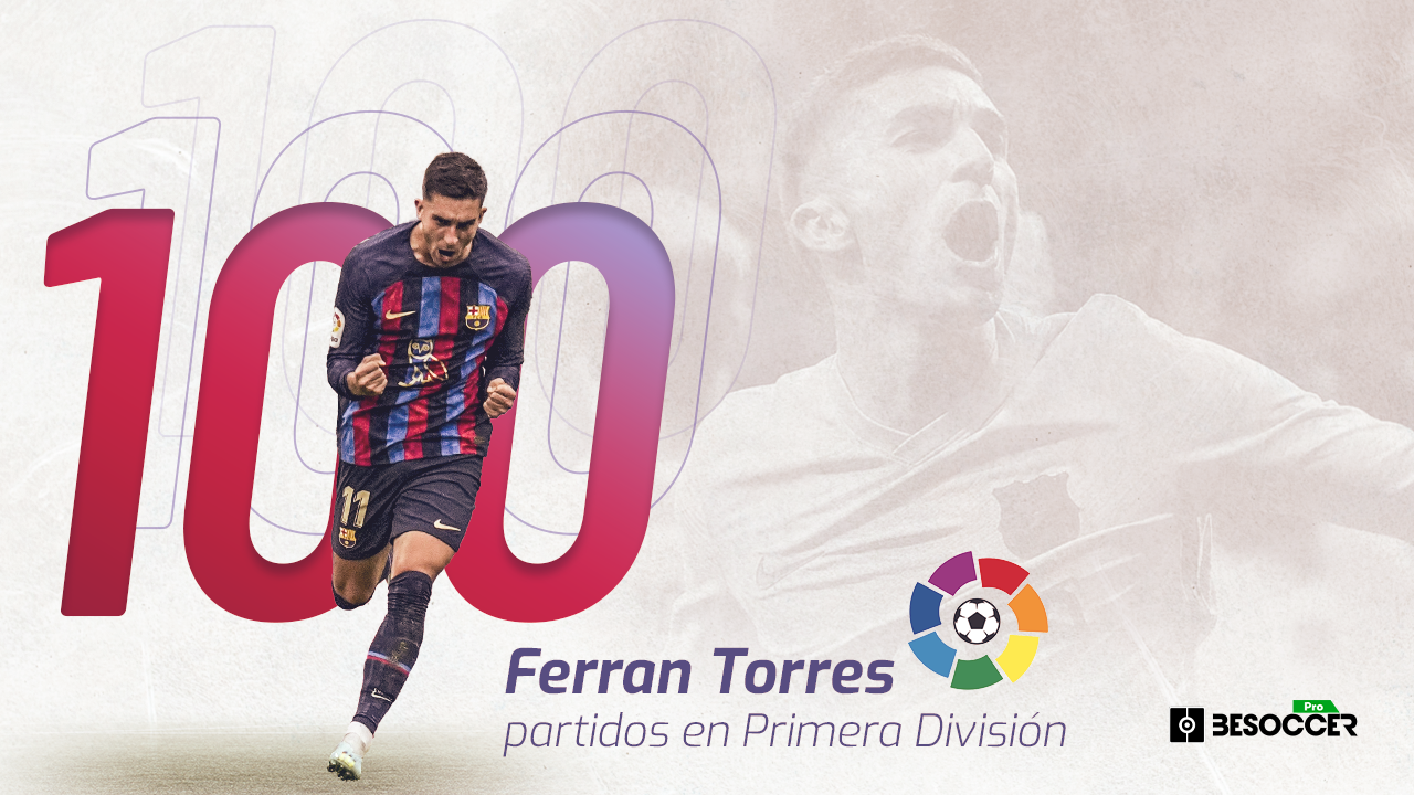Ferran Torres ya es centenario en LaLiga