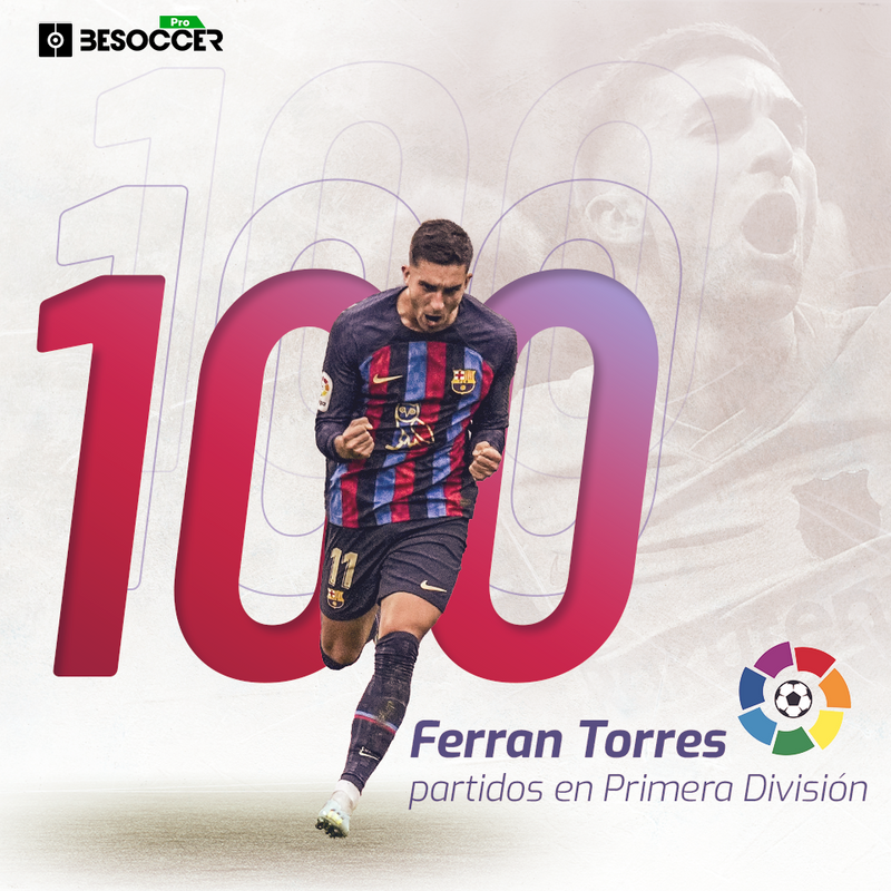 Ferran Torres ya es centenario en LaLiga