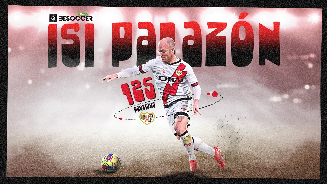 Isi se afianza en Vallecas: alcanza los 125 partidos con el Rayo