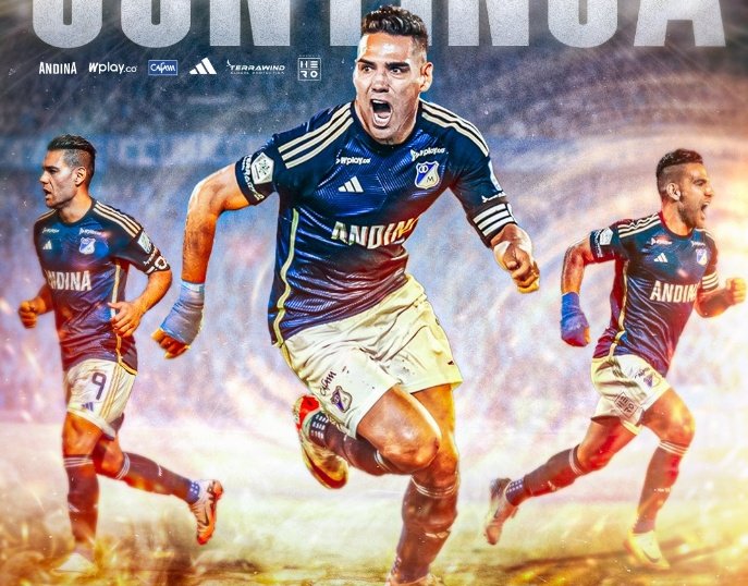 Falcao, de irse de Millonarios por temas fiscales a seguir 6 meses más