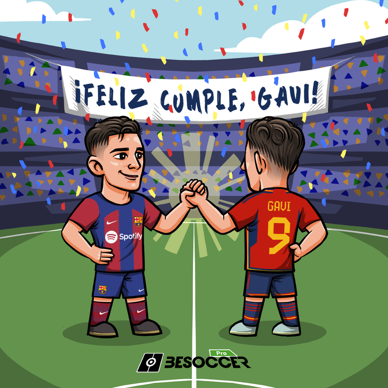 Cumple años Gavi, el futbolista con más partidos en el Barça a su edad