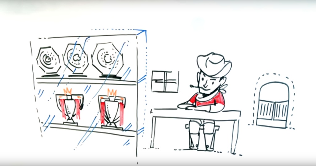 La vida de Chicharito Hernández en dibujos animados