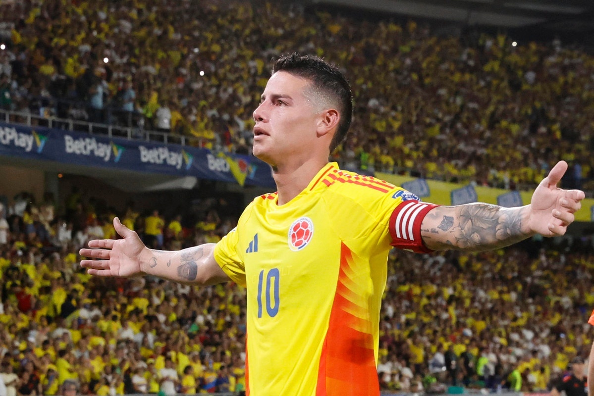 James supera a Falcao: rey del gol colombiano en las Eliminatorias