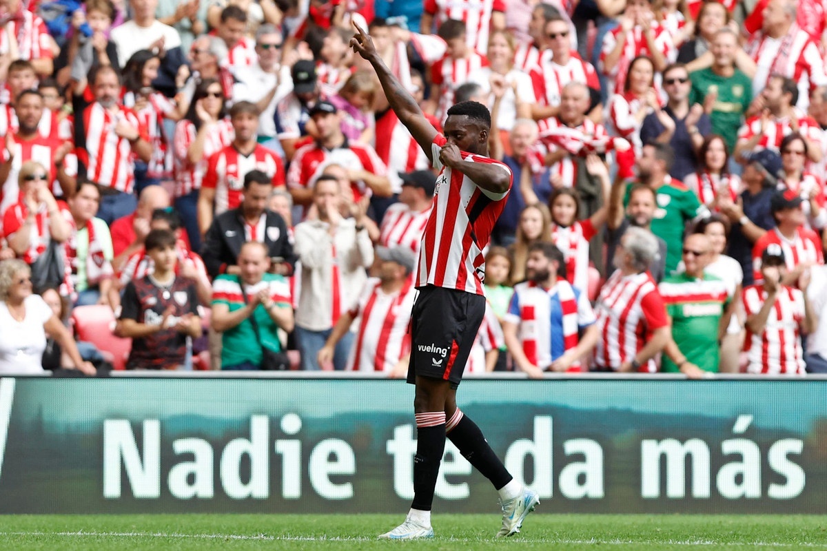 Iñaki Williams se iguala a Joseba Etxeberria, como goleador do Athletic