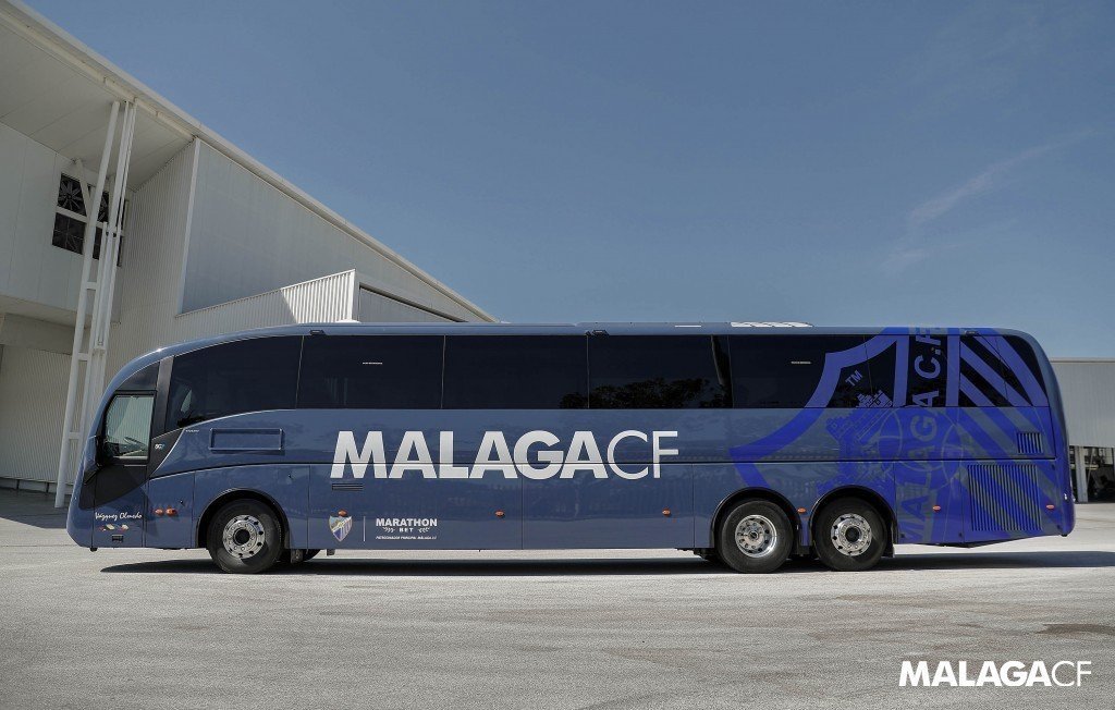 Así es el nuevo autobús de última generación del Málaga
