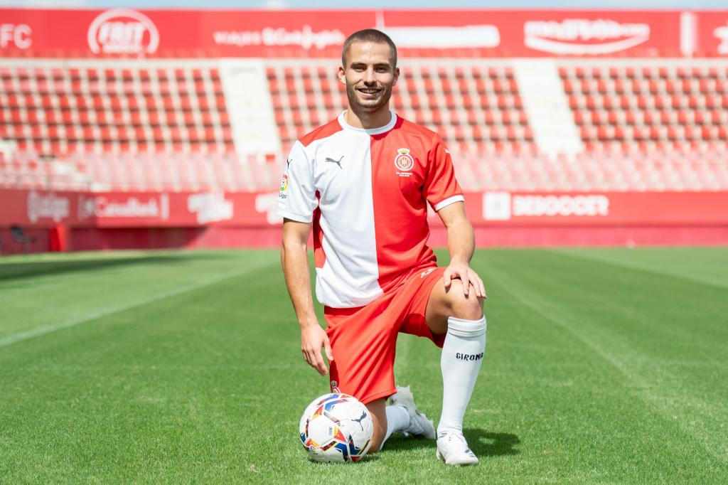 Franquesa, orgulloso de poder representar al Girona