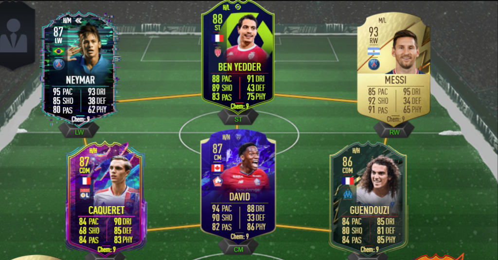 El equipo ideal para utilizar a Neymar Flashback y Ben Yedder POTM