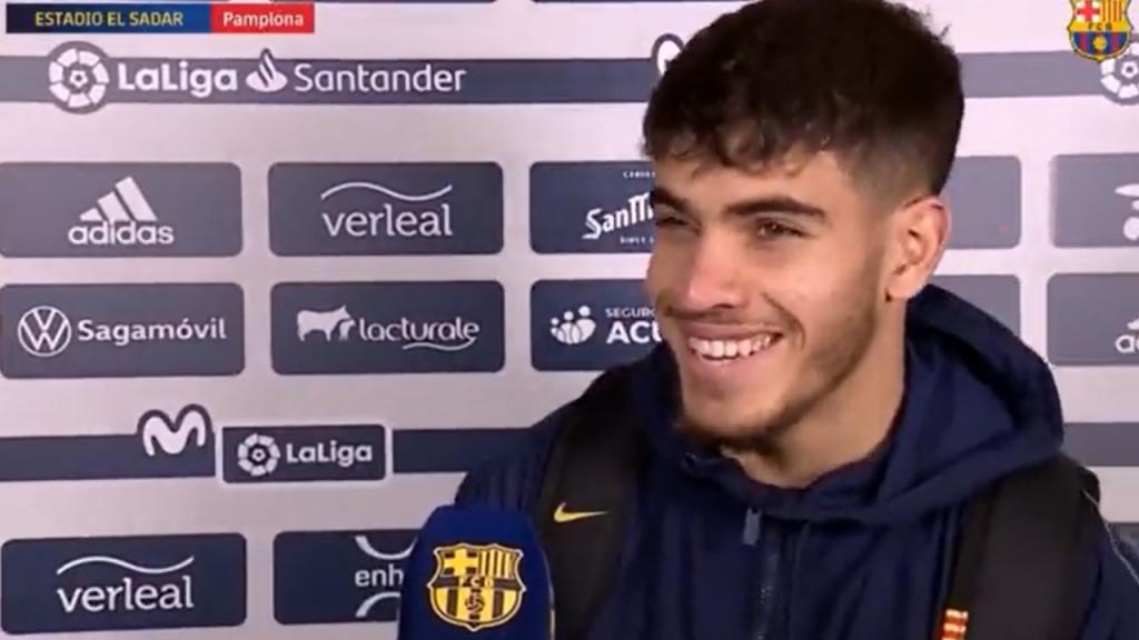 Abde a répondu aux médias après son premier but pour le Barça