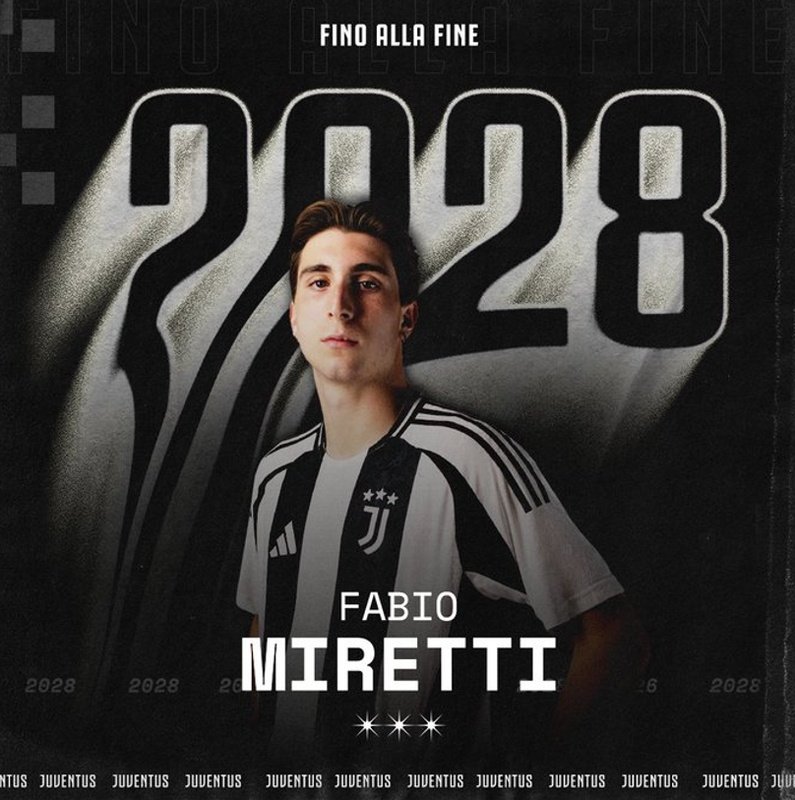 UFFICIALE - La Juventus blinda Miretti fino al 2028