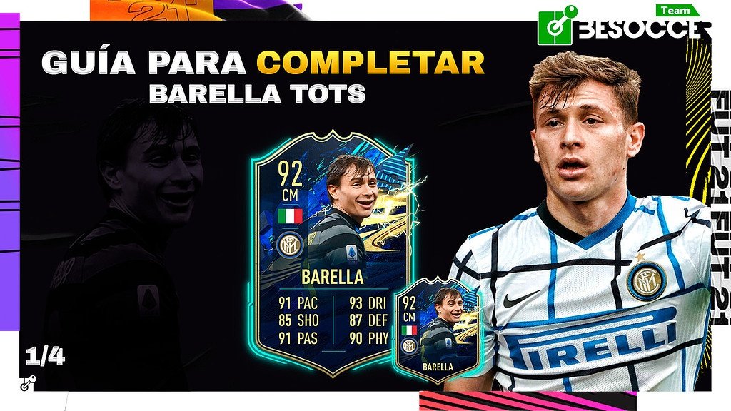 FIFA 21: guía para completar gratis a Barella TOTS, la mejor carta ...